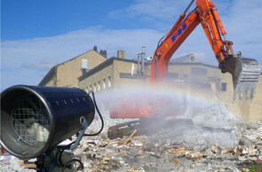 Dust suppression with fine water mist | CoolMist