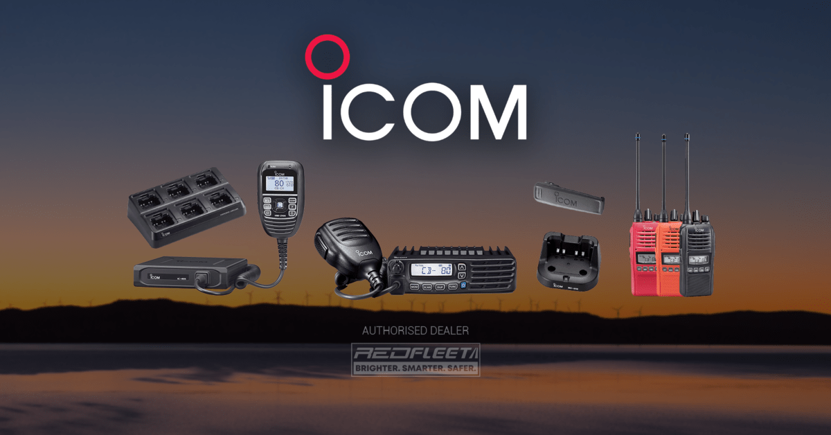 REDFLEET | ICOM UHF CB Two Way Radios Portable & Vehicle Land Mobile