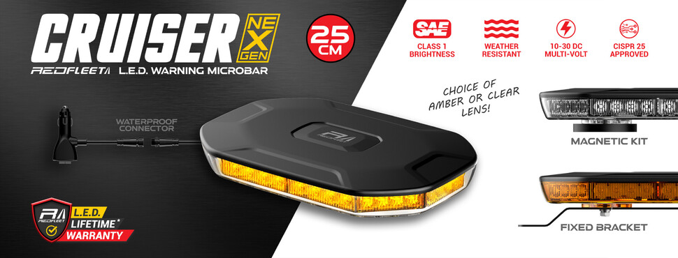 REDFLEET | Vehicle Amber LED Flashing Lights Lamps Strobe Warning Light ...