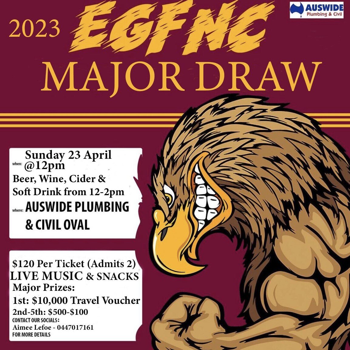 East Geelong FNC | 2023 MAJOR DRAW | 23 April