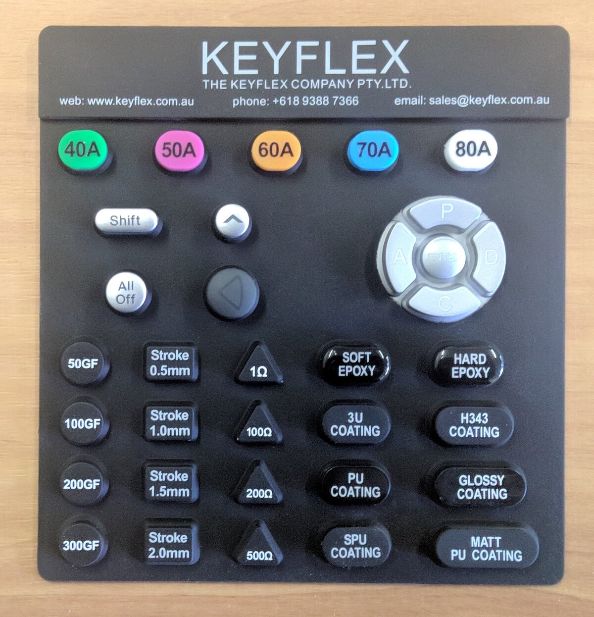 Silicone Keypads manufacturer | Keyflex