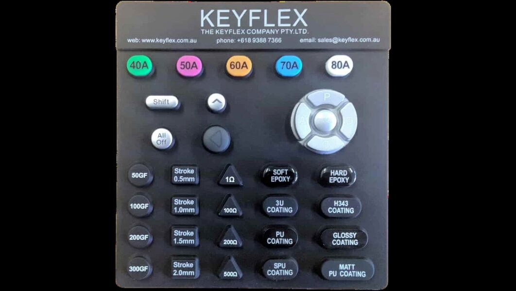 Keyflex Membrane switches, keypads and touchscreens