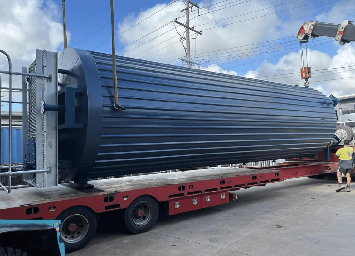 50,000 Litre Bitumen Mixing Tanks | Brisbane Tank Manufacturing ...