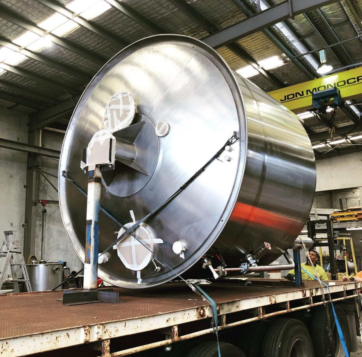 Brewery Balance Tanks Deliver The Goods | Brisbane Tank Manufacturing ...